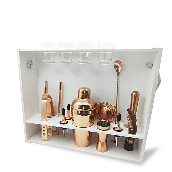 Buy/Send Bar Box Home Bar Set Online- FNP