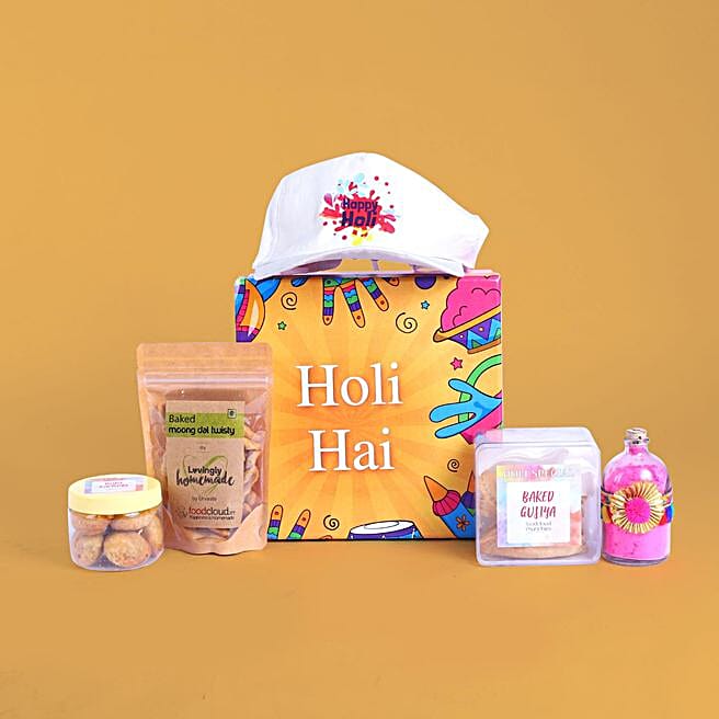 Buy/Send Sweet Savoury Holi Gift Hamper Online- FNP