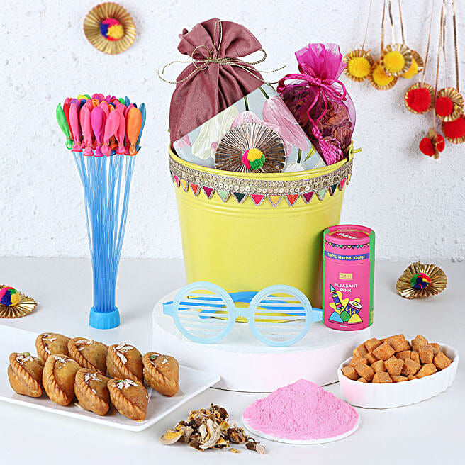 Buy/Send Joyful Splash Holi Special Gift Bucket Online- FNP
