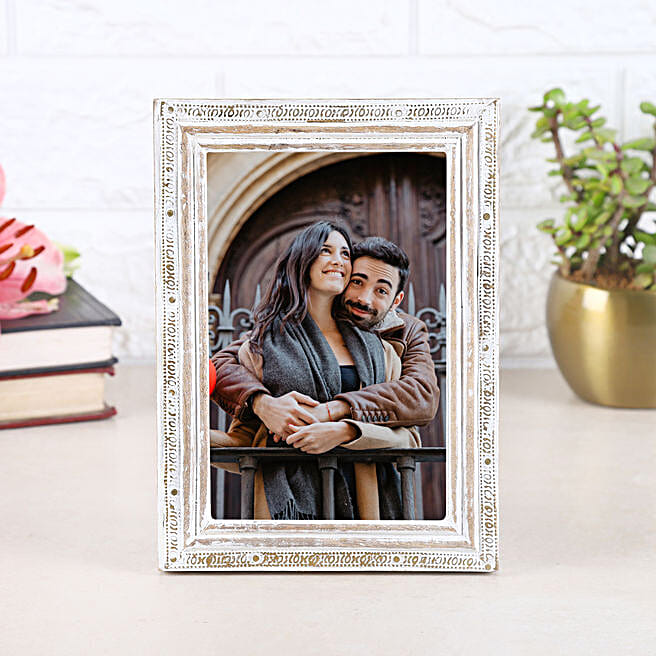 Buy/Send Personalised Embossed Look Photo Frame Online- FNP