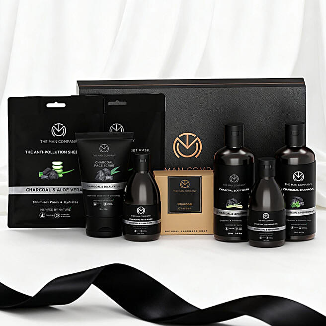 Buy/Send Charcoal Special Grooming Kit For Him Online- FNP