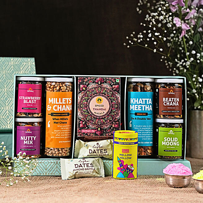 Buy/Send Holi Goodies Gift Hamper Online- FNP