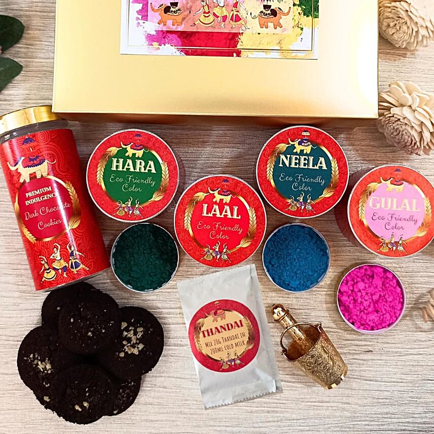 Buy/Send Eco-Friendly Holi Hamper Online- FNP Buy/Send Eco-Friendly Holi Hamper Online- FNP