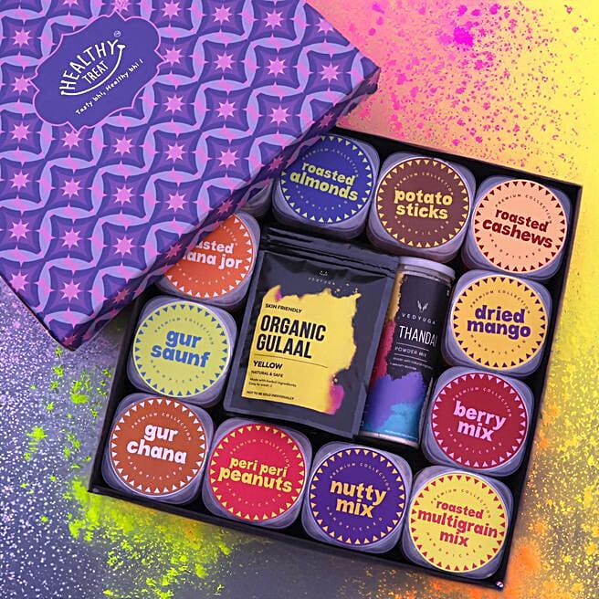 Buy/Send Artisanal Treats Holi Gift Box Online- FNP