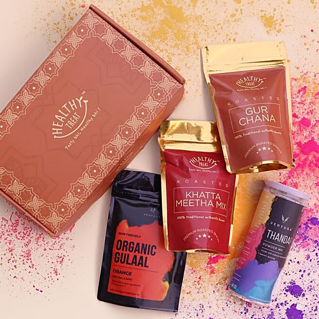 Buy/Send Joyful Delights Holi Gift Box Online- FNP