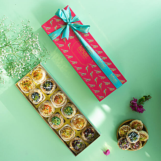 Buy/Send Assorted Almond Fruit Tart Box Online- FNP