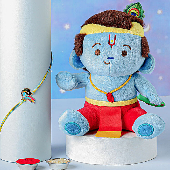 Buy/Send Nanha Kanha Rakhi & Mantra Singing Toy Online- FNP