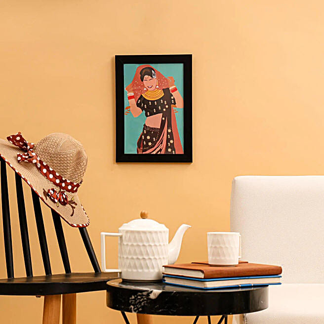 Buy/Send Personalised Single Silhouette Portrait Frame Online- FNP