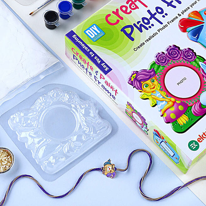 Buy/Send Bal Ganesha Blessings Rakhi Set For Kids Online- FNP