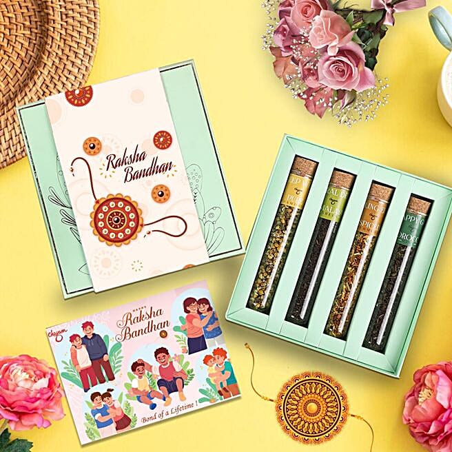 Buy/Send Tea Lovers Delight Rakhi Gift Box Online- FNP