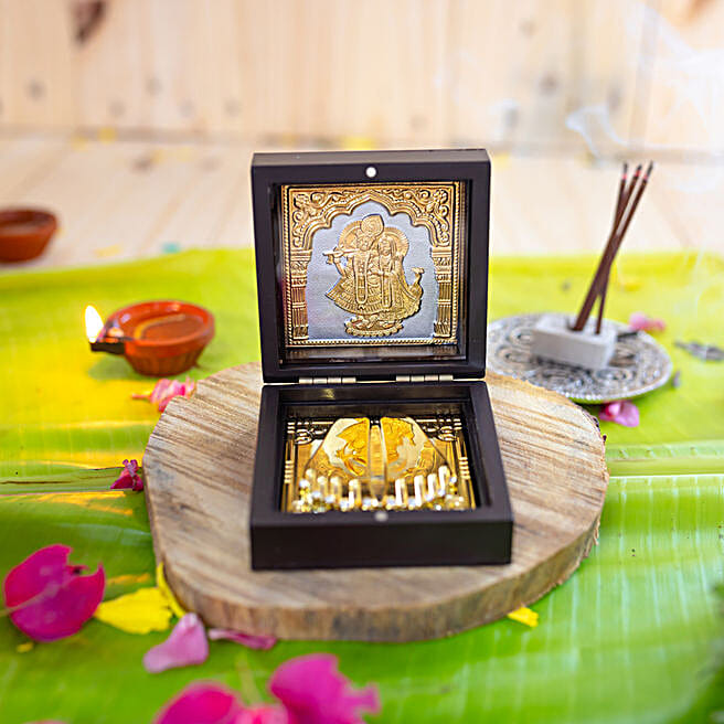 Buy/Send Forever Bond Radha Krishna Pocket Temple Gift Online- FNP