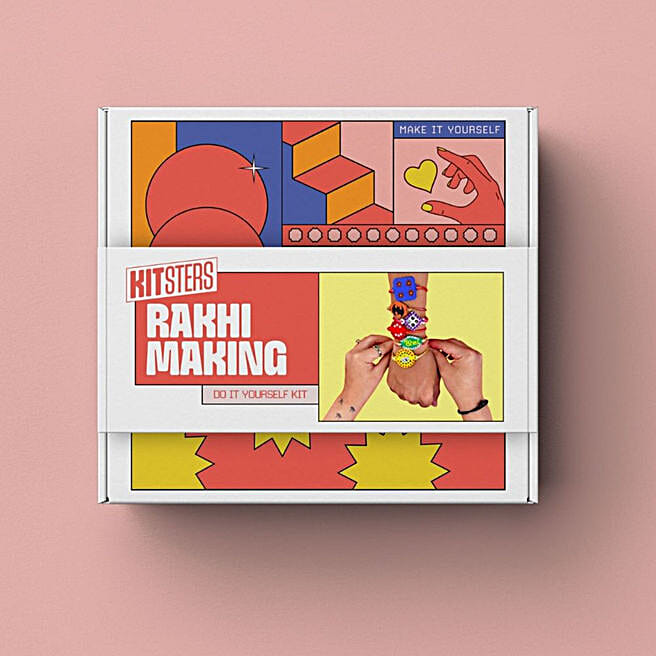 Buy/Send Handmade Rakhi DIY Kit Masterpiece Online- FNP