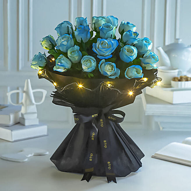 Buy/Send Celestial Blue Rose Fantasy Online- FNP