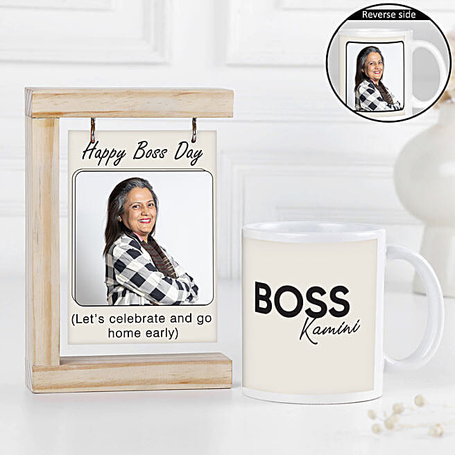 Buy/Send Work & Celebrate Boss Day Hamper Online- FNP