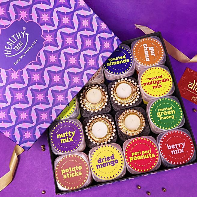 Buy/Send Healthy Treat Super Snacker Premium Diwali Gift Box Hamper ...
