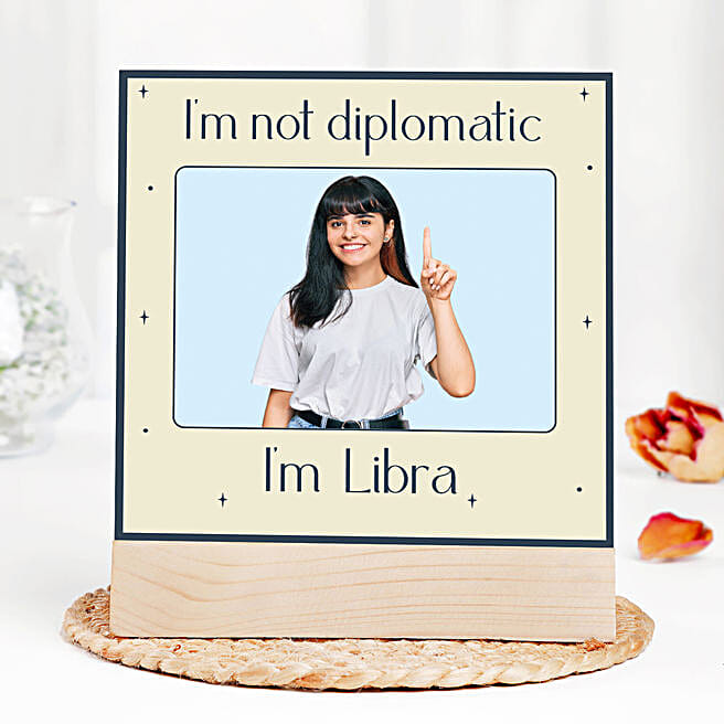 Buy/Send Personalised I Am Libra Photo Frame Online- FNP