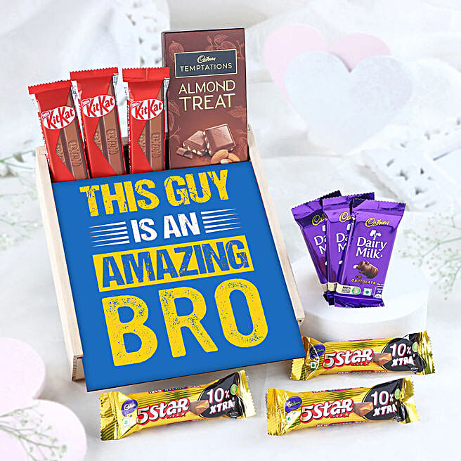 Buy/Send Amazing Bro Chocolate Hamper Online- FNP