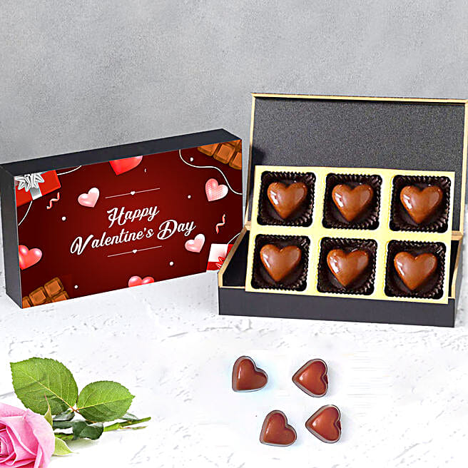 Buy/Send Nutty Heart-Shaped Chocolates Online- FNP