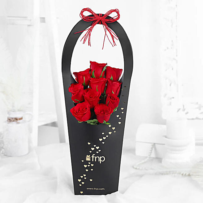 Buy/Send Romantic Red Roses Surprise Online- FNP