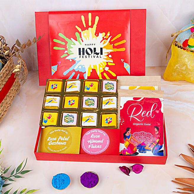 Buy/Send Flavours N Colours Holi Hamper Online- FNP