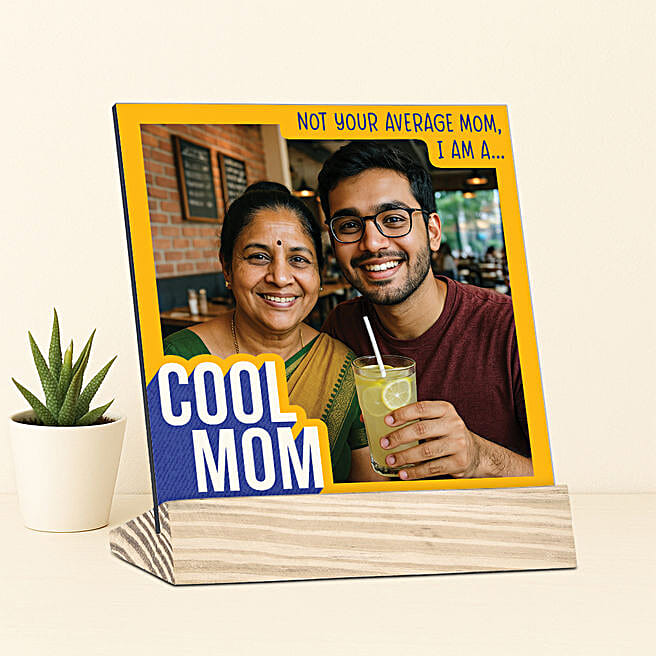 Buy/Send Personalised Cool Mom Photo Frame Online- FNP