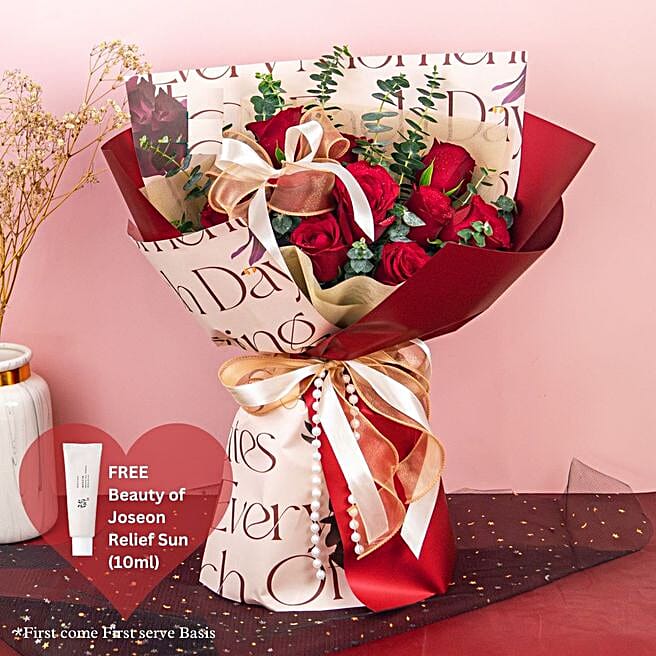 Ribbon Romance Bouquet malaysia | Gift Ribbon Romance Bouquet- FNP