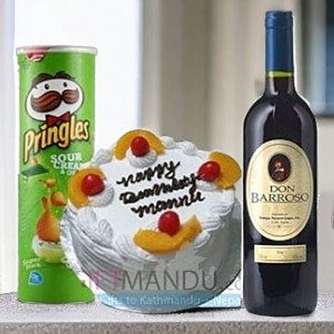 Red Wine Indulgence Special Gift Combo nepal | Gift Red Wine Indulgence ...