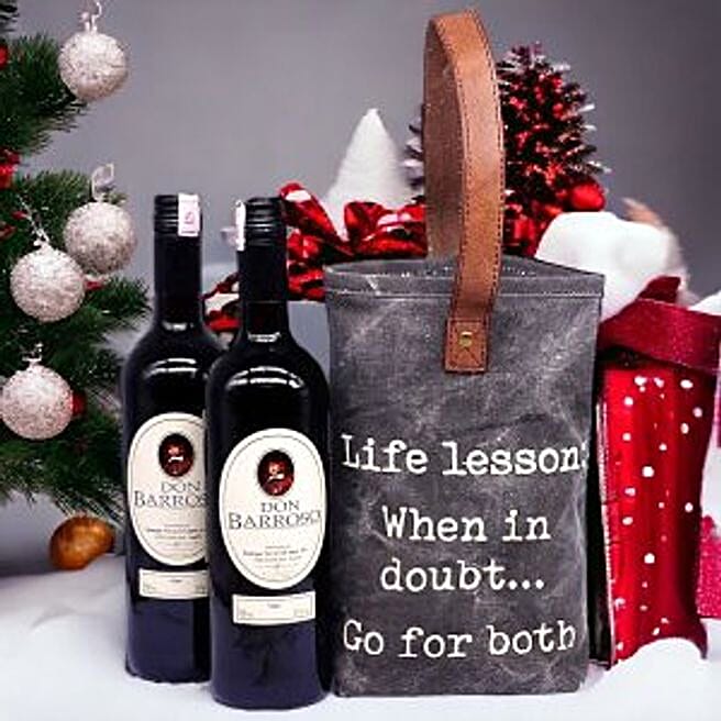 Red Wine Overload Christmas Combo nepal | Gift Red Wine Overload ...