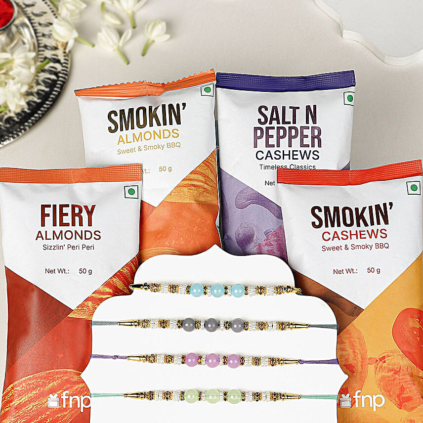 Zen Beadwork Rakhi Flavour Adventure Nuts Gift Set nepal | Gift Zen ... Zen Beadwork Rakhi Flavour Adventure Nuts Gift Set nepal | Gift Zen ...