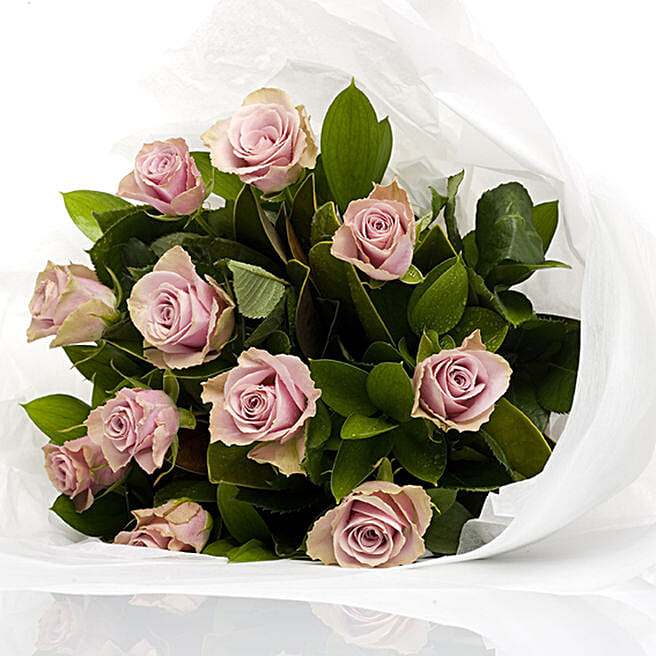 Bouquet Of Dusty Pink Roses new-zealand | Gift Bouquet Of Dusty Pink ...