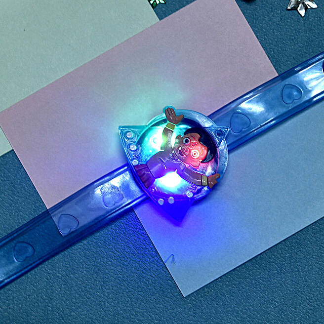 Kids Rakhi With Light pakistan | Gift Kids Rakhi With Light- FNP