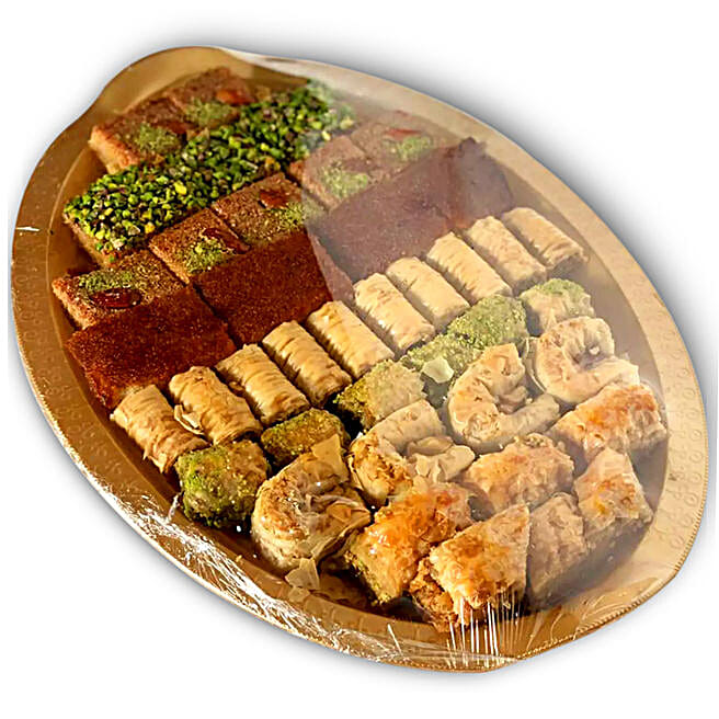 Arabic Assorted Sweets Tray qatar | Gift Arabic Assorted Sweets Tray- FNP
