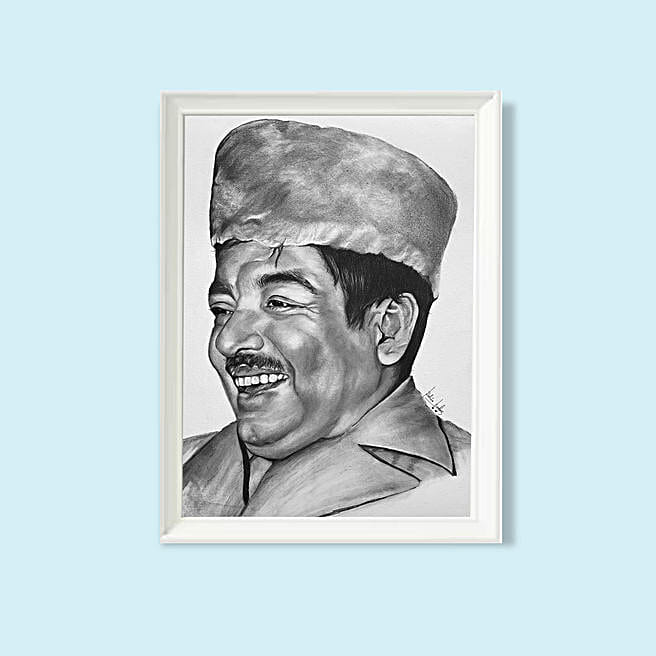Customized Handmade Pencil Drawing A4 Size qatar | Gift Customized ...