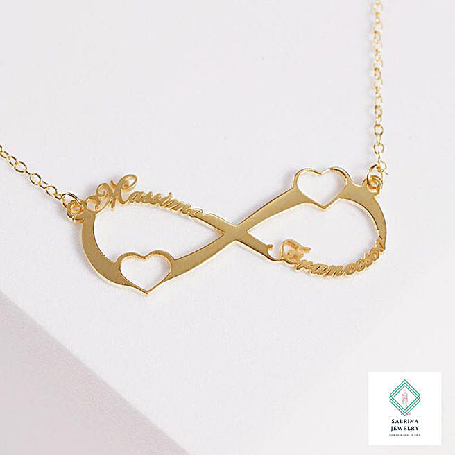 Infinity Name Necklace qatar | Gift Infinity Name Necklace- FNP