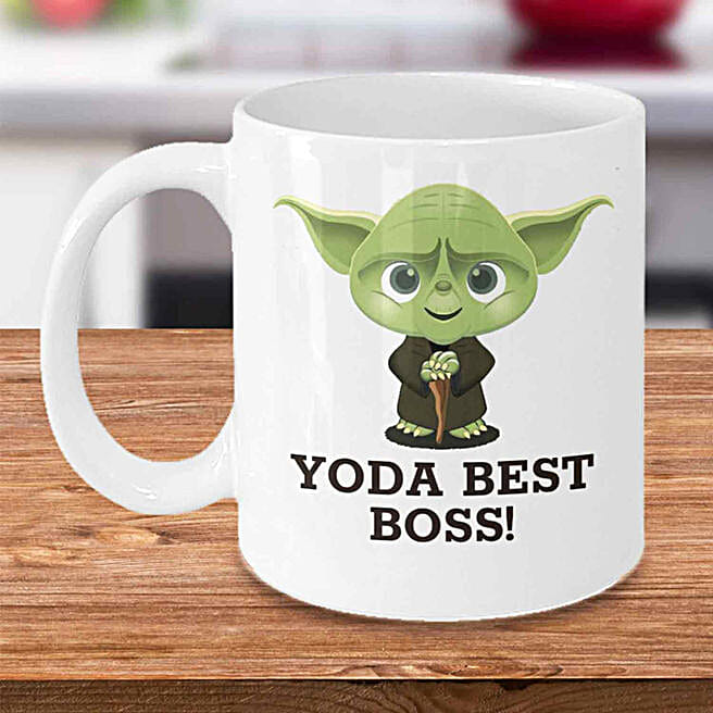 Yoda Best Boss Mug qatar | Gift Yoda Best Boss Mug- FNP