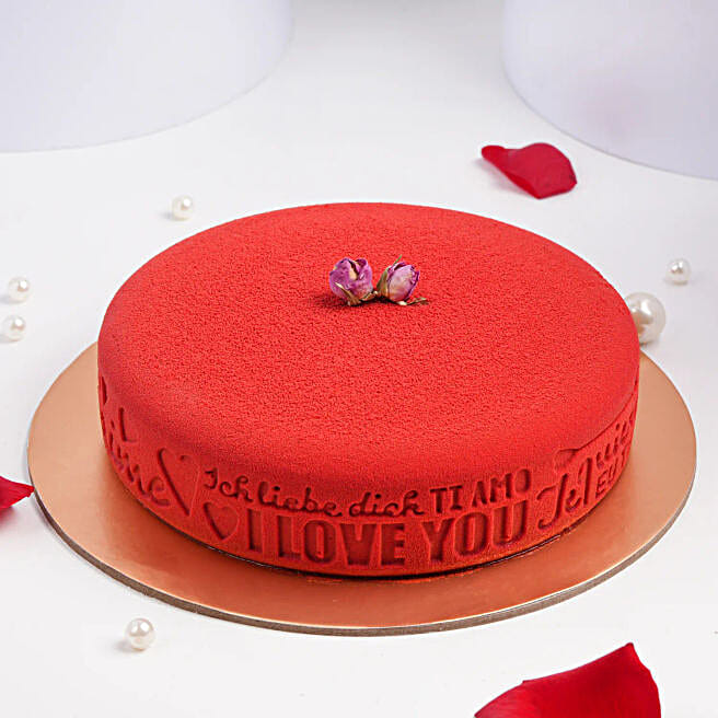Love You More Than Cake qatar | Gift Love You More Than Cake- FNP