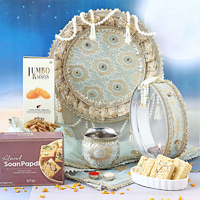 Karva Chauth Love and Sweets Delight qatar | Gift Karva Chauth Love and ...
