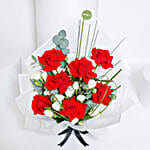 Simply Red Roses Bouquet qatar | Gift Simply Red Roses Bouquet- FNP