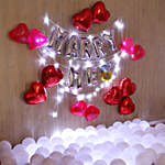 Buy/Send Marry Me Balloon Decor Online- FNP
