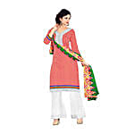 Buy/Send Stylish Red Salwar Kameez Online- FNP