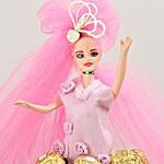 Buy/Send Pink Doll With Ferrero Rocher Chocolates Online- FNP