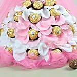 Buy/Send Pink Doll With Ferrero Rocher Chocolates Online- FNP