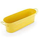 Buy/Send Big Yellow Oval Planter Online- FNP