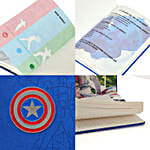 Buy/Send Personalised Captain America Notebook Online- FNP