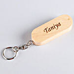 Buy/Send Personalized Wooden Pen Drive & Keychain-16 GB Online- FNP