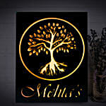 Buy/Send Personalised Golden Tree Name Plate Online- FNP