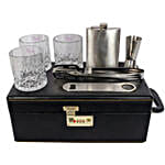 Buy/Send Leatherette Briefcase Bar Set for Travel Online- FNP