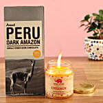 Buy/Send Amul Peru & Essential Oil Diya Combo Online- FNP