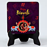 Buy/Send Personalised Diwali Table Clock Cadbury Crackle Online- FNP