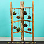 Buy/Send Ball Cactus On Wooden Ladder Online- FNP